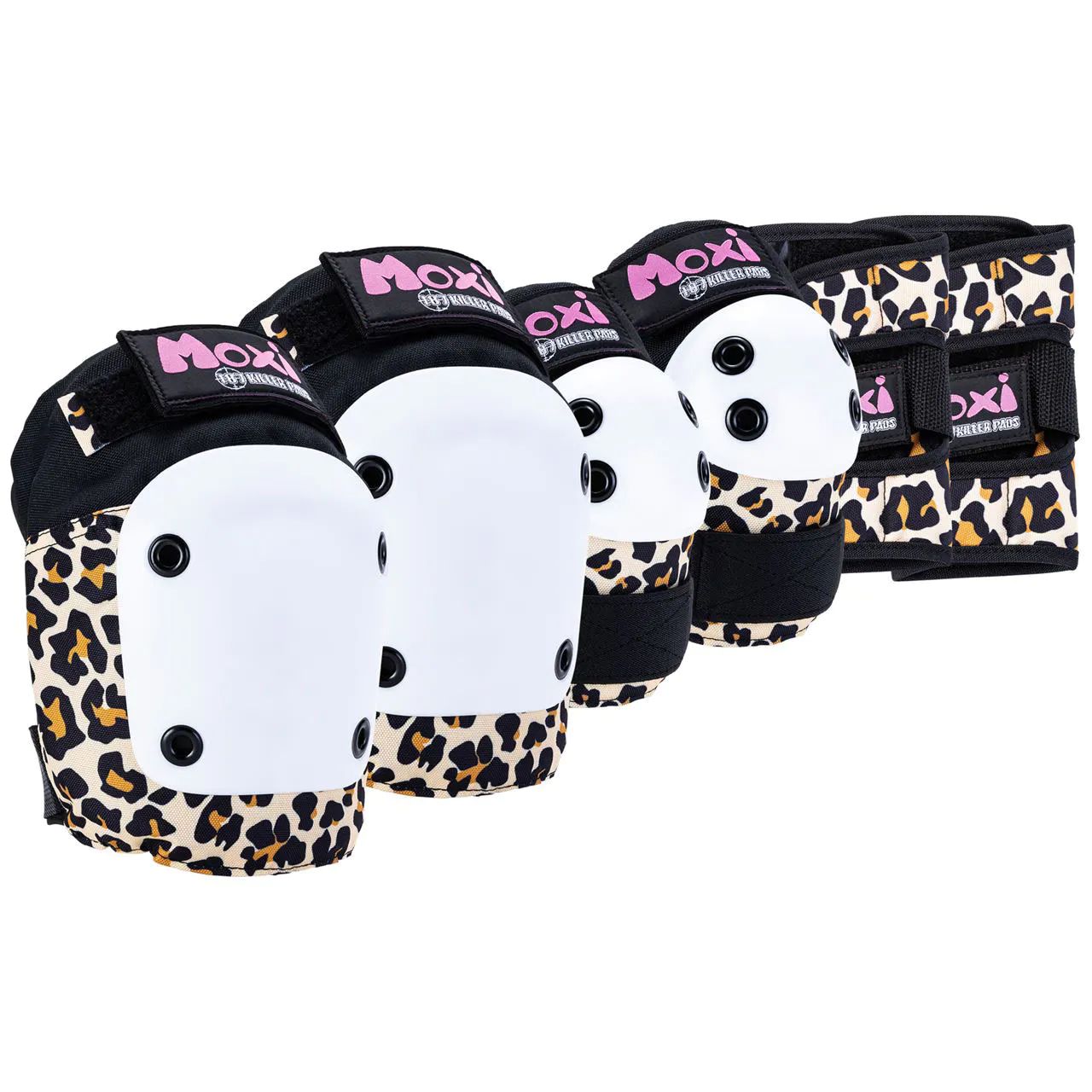 187 Killer Six Pack Combo Pad Set - Moxi Leopard | SkateHut