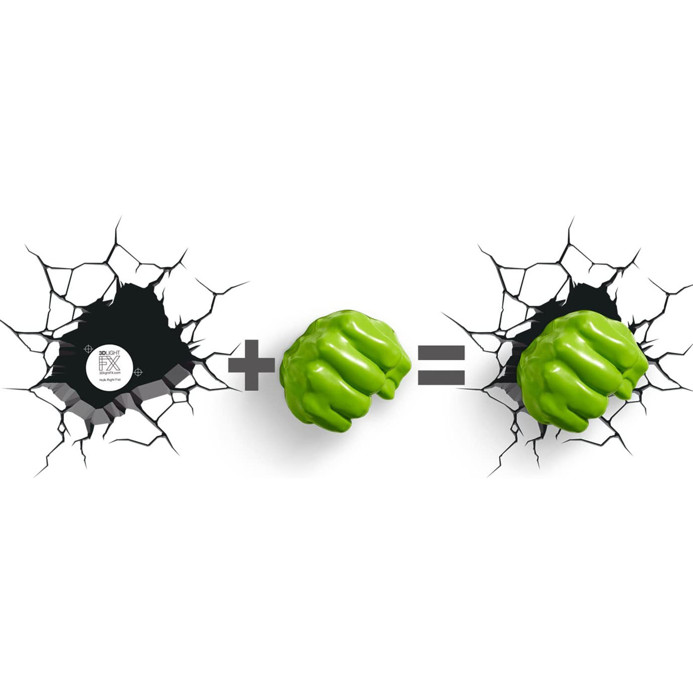 3D Light FX 3D Deco Light - Hulk Fist | SkateHut