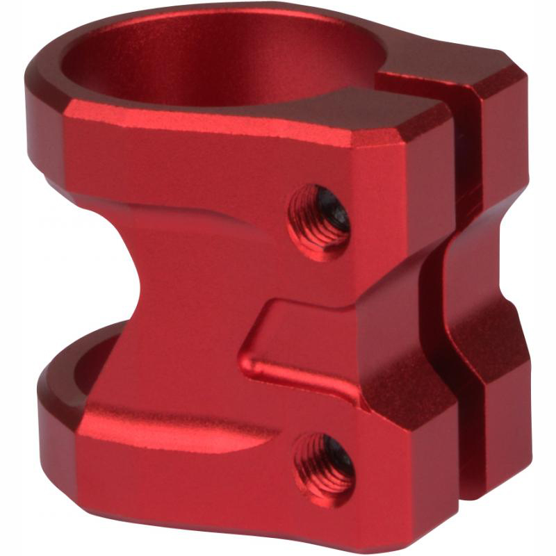 Addict Ultra Light Double Collar Scooter Clamp - Red | SkateHut