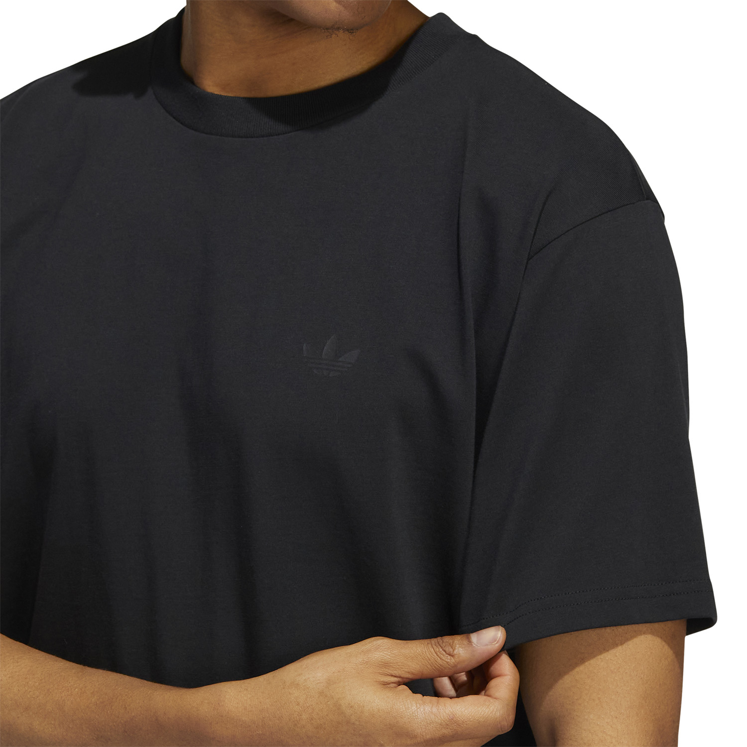 Adidas Skateboarding 4.0 Logo T Shirt - Black/Black | SkateHut