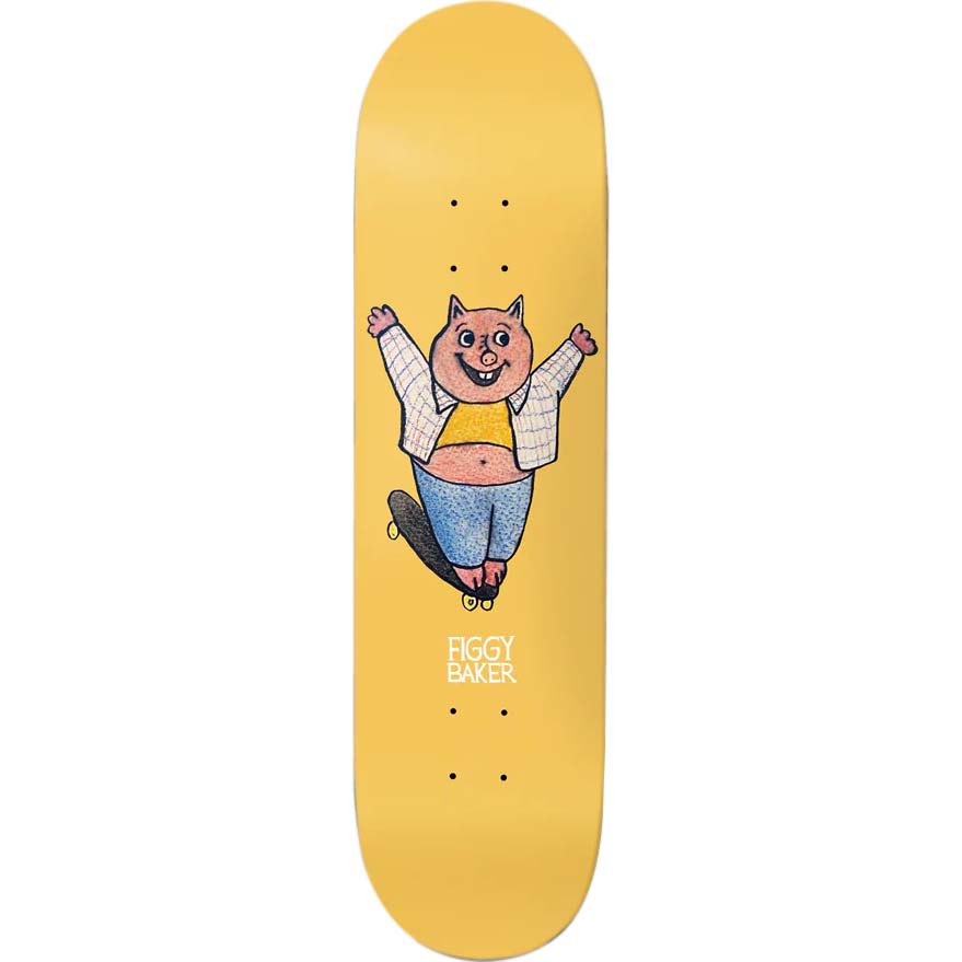 Baker Our Furry Friends Skateboard Deck - Figgy 8.25" | SkateHut