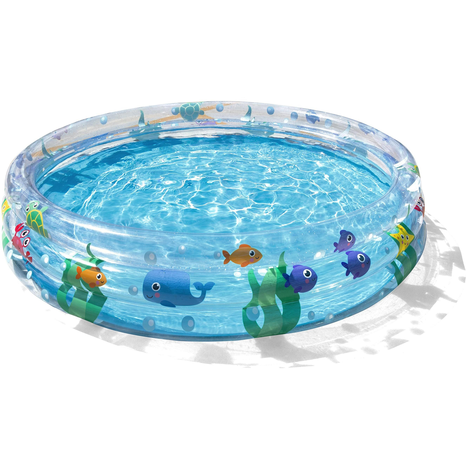 Bestway 60" x 12" Deep Dive 3-Ring Paddling Pool | SkateHut