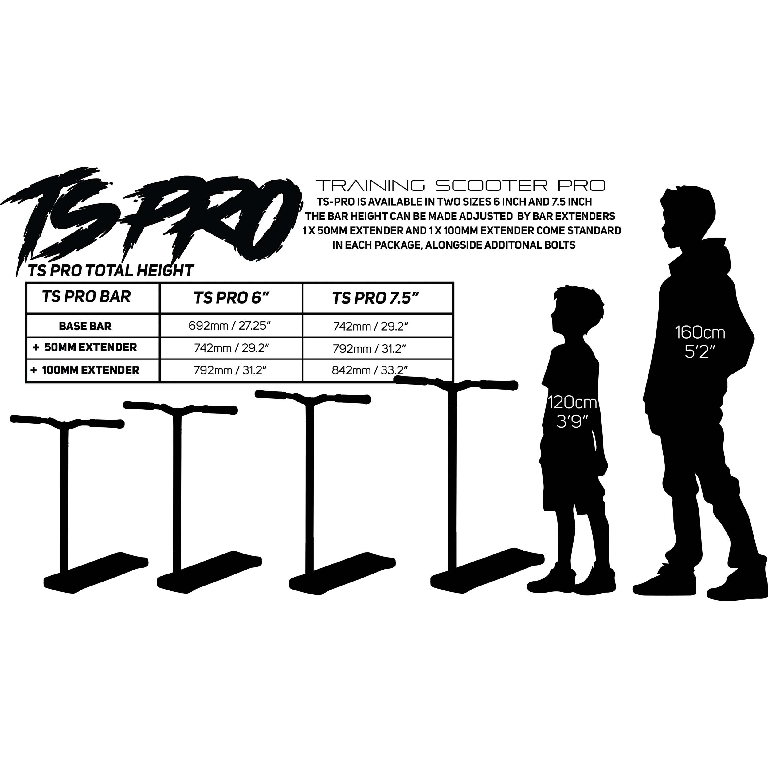 Blunt Envy TS Pro Trampoline Scooter - Black 21.5" x 6" | SkateHut