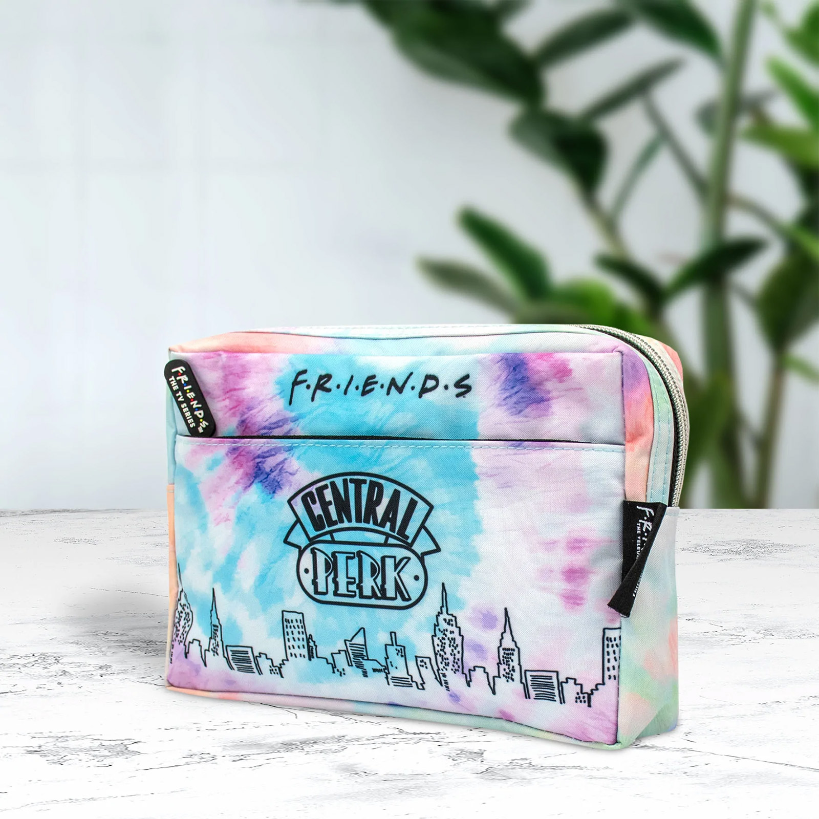 Friends Multi Pocket Pencil Case - Purple Tie Dye | SkateHut