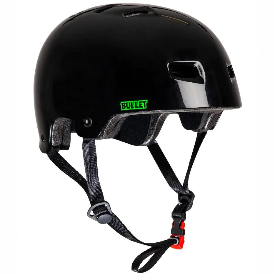 Bullet x Slime Balls Slime Logo Helmet - Black | SkateHut