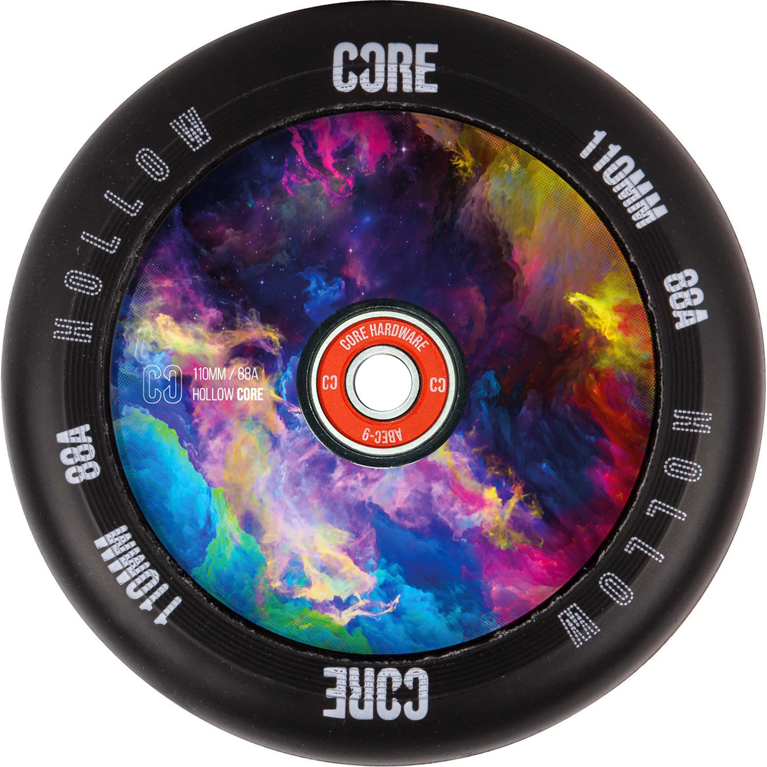 CORE Hollow V2 Scooter Wheel 110mm - Neon Galaxy | SkateHut