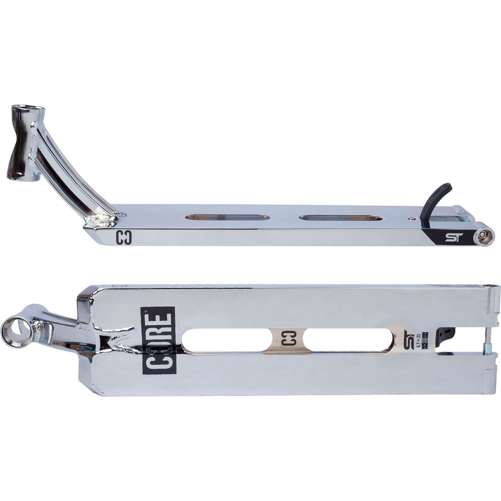 CORE ST1 Street Scooter Deck - Chrome 22" x 5.7" | SkateHut