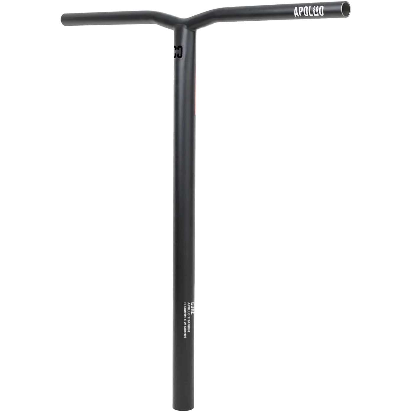 CORE Apollo Titanium HIC/SCS Scooter Handle Bars - Black 580mm | SkateHut