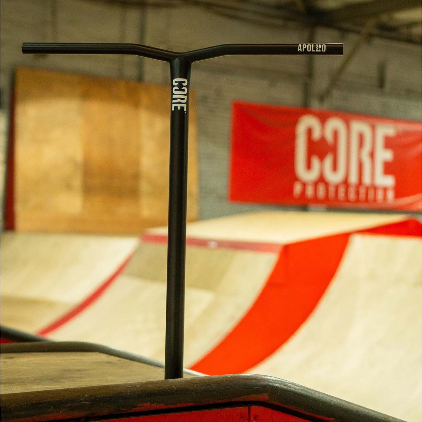 CORE Apollo Titanium HIC/SCS Scooter Handle Bars - Black 580mm | SkateHut