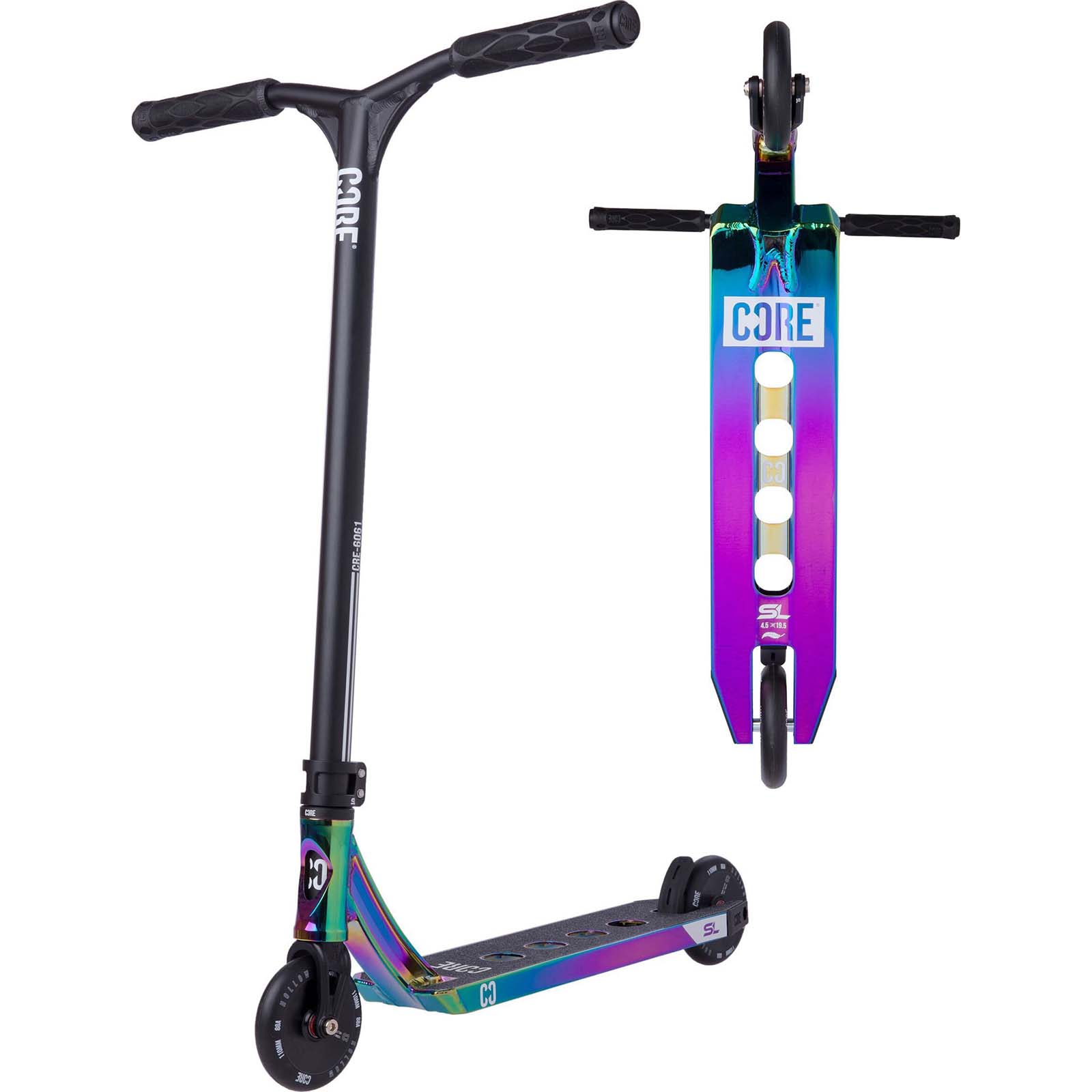 CORE SL1 (Super Light) Stunt Scooter - Neochrome/Black | SkateHut