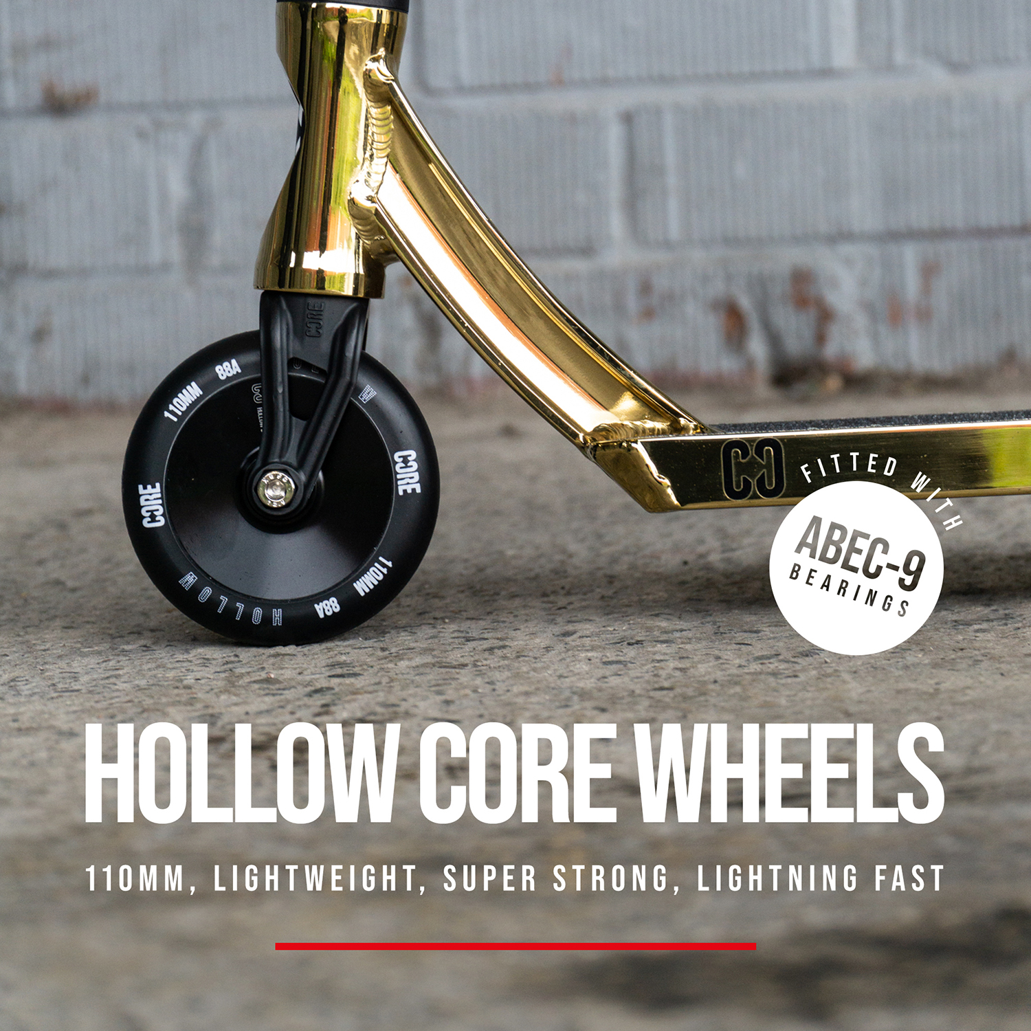 CORE SL1 (Super Light) Stunt Scooter - Neo Gold/Black | SkateHut