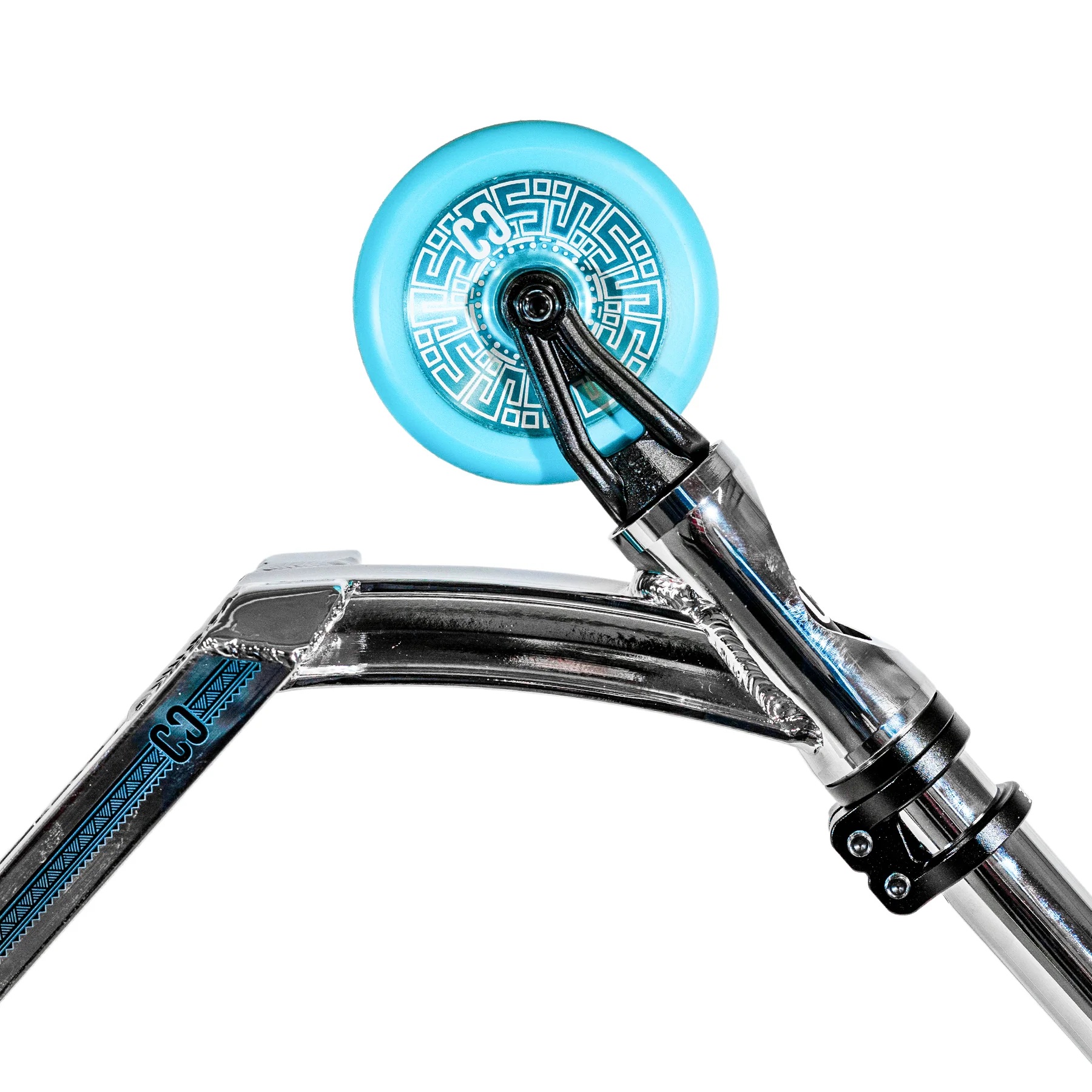 CORE Mini CL1 Stunt Scooter - Chrome/Teal LE | SkateHut