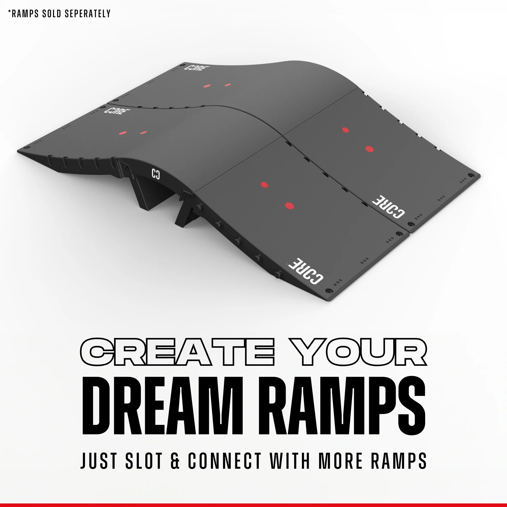 CORE Skate Ramp - Mini Kicker Ramp (Foldable) | SkateHut