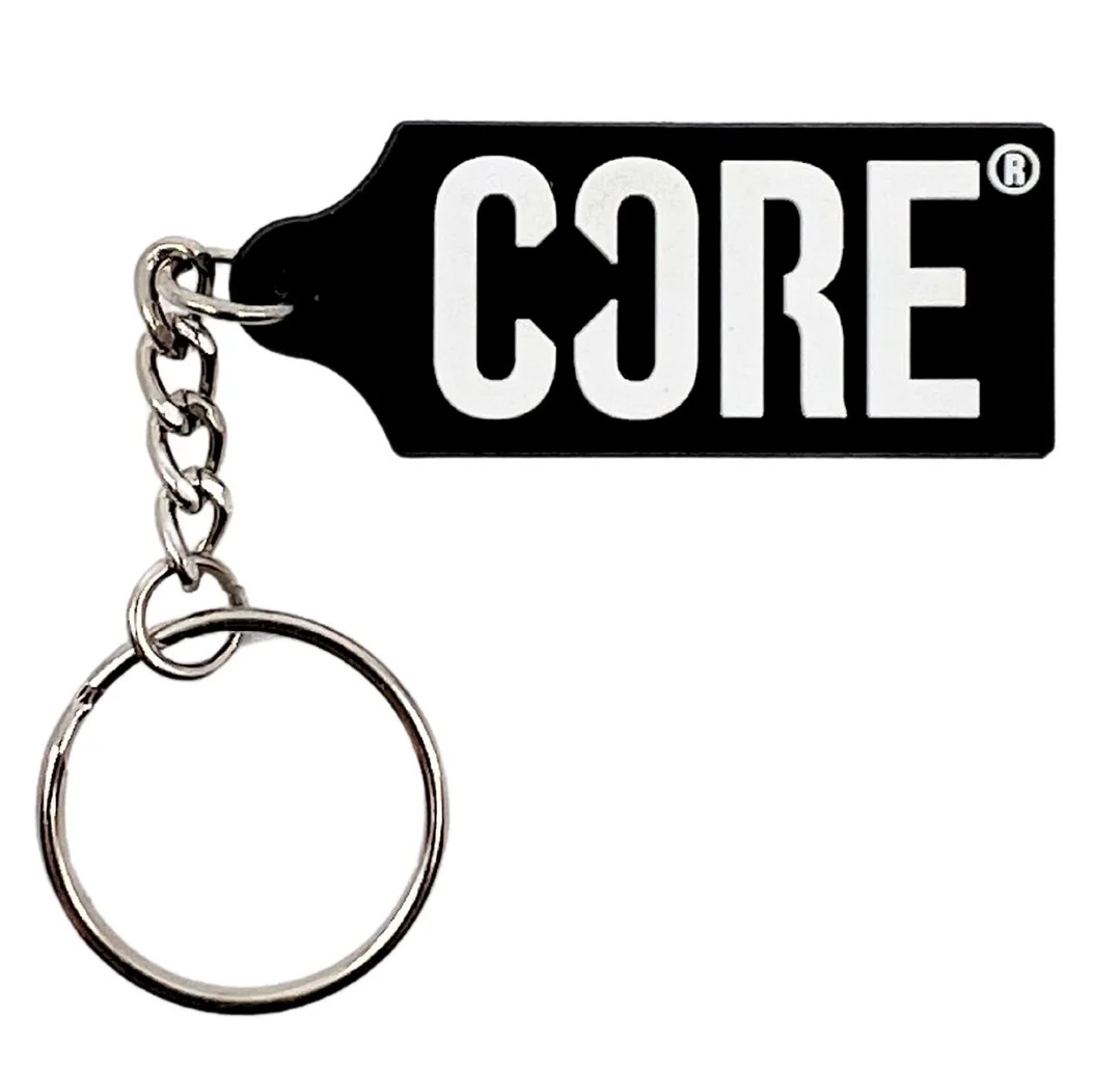 CORE Stamp Keychain - Black/White | SkateHut
