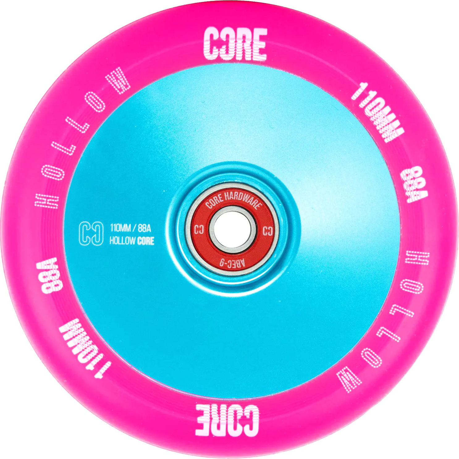 CORE Hollow V2 Scooter Wheel 110mm - Pink/Blue | SkateHut