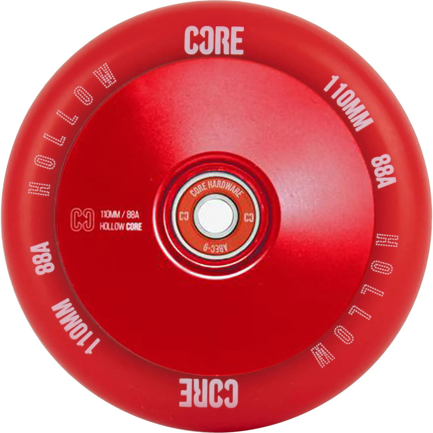 CORE Hollow V2 Scooter Wheel 110mm - Red | SkateHut