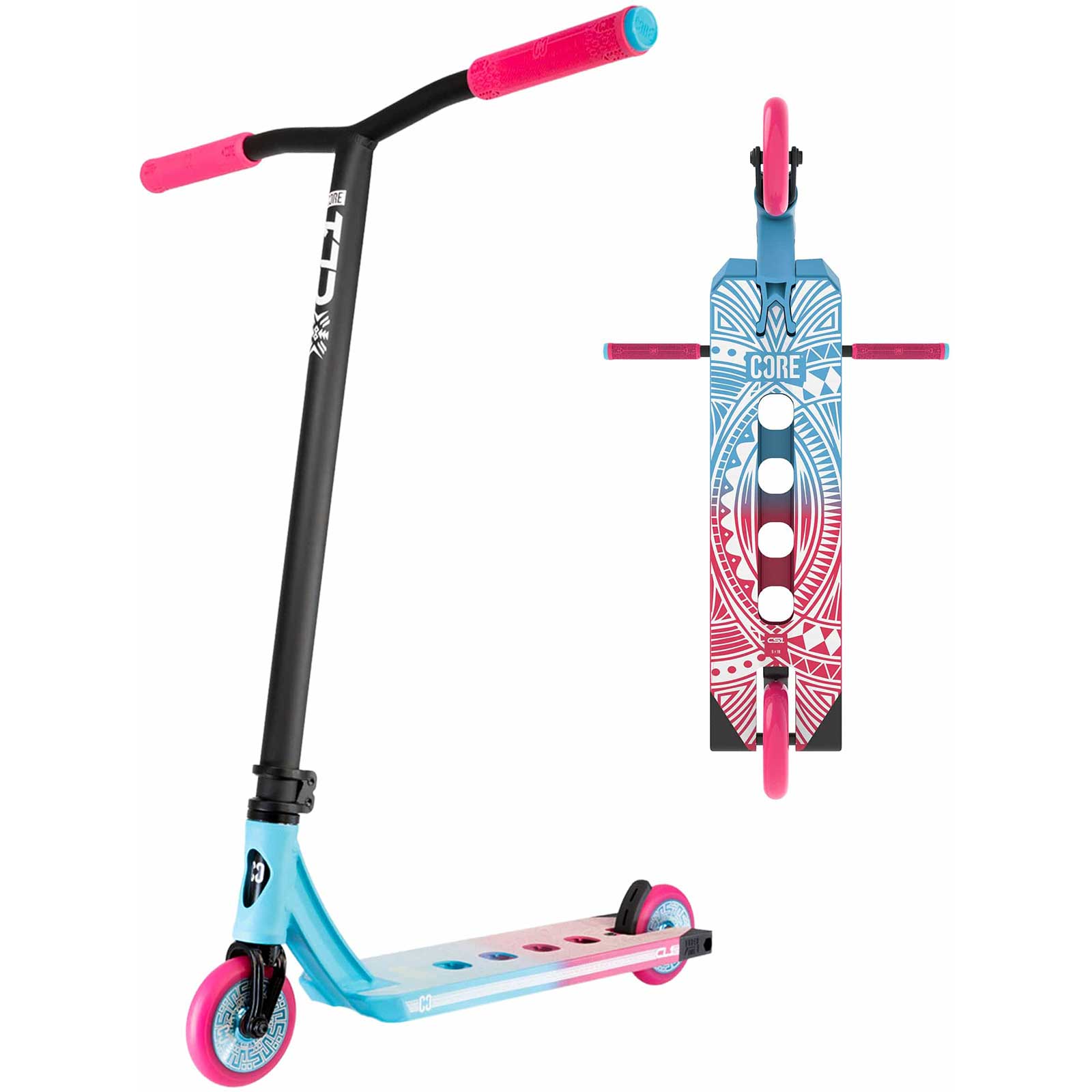 CORE CL1 Complete Stunt Scooter - Blue/Pink | SkateHut