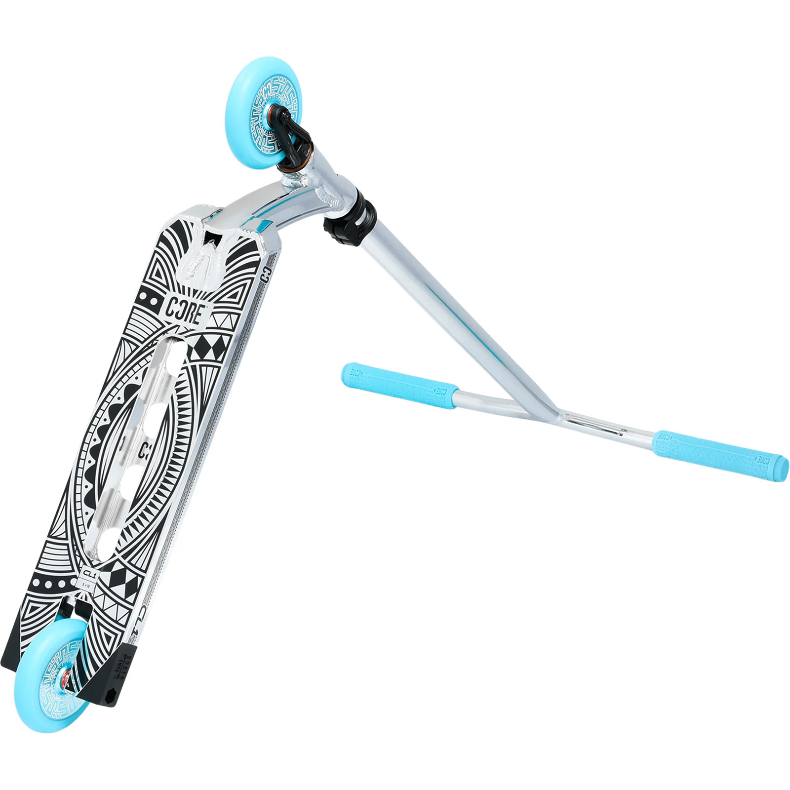 CORE CL1 Complete Stunt Scooter - Chrome/Teal | SkateHut