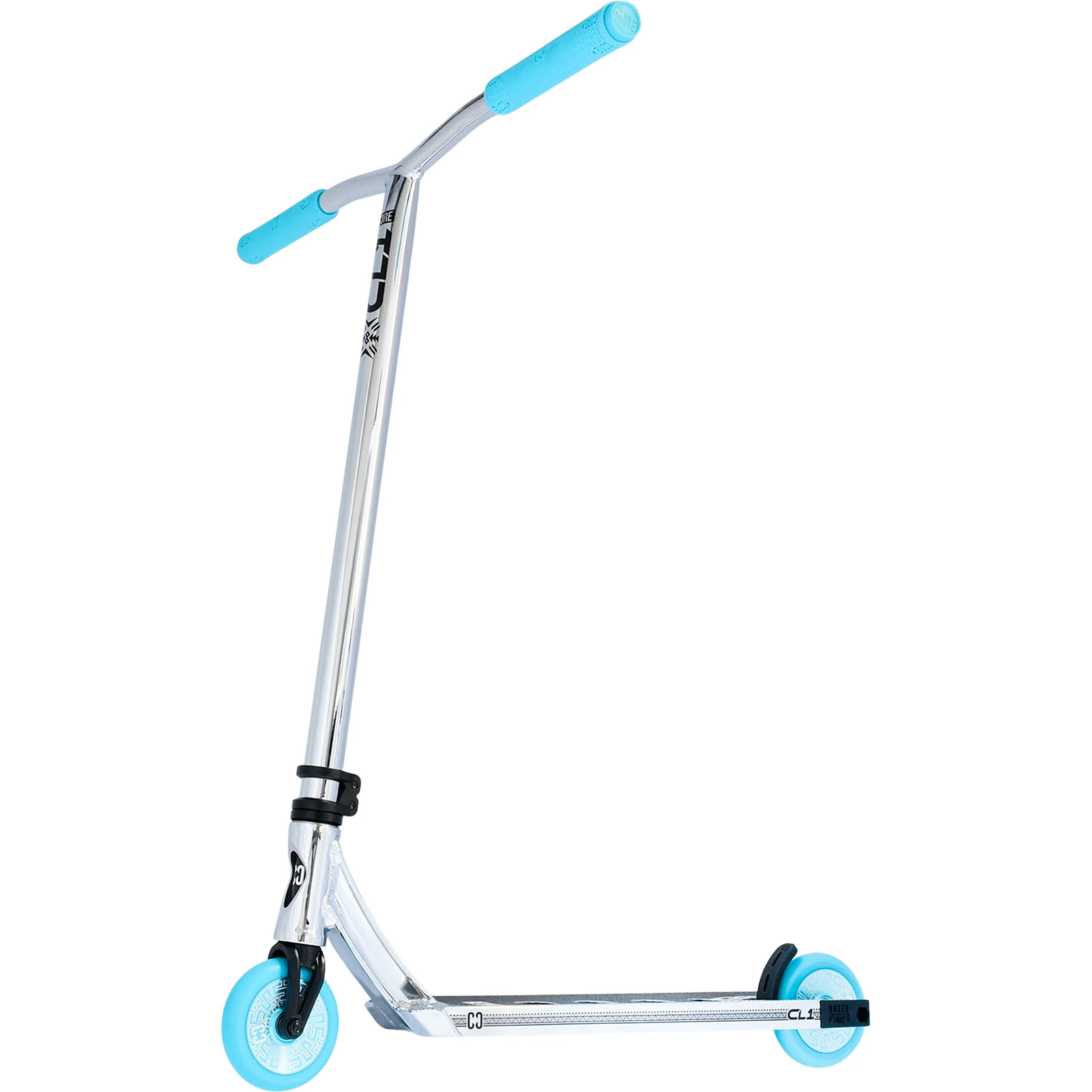 CORE CL1 Complete Stunt Scooter - Chrome/Teal | SkateHut