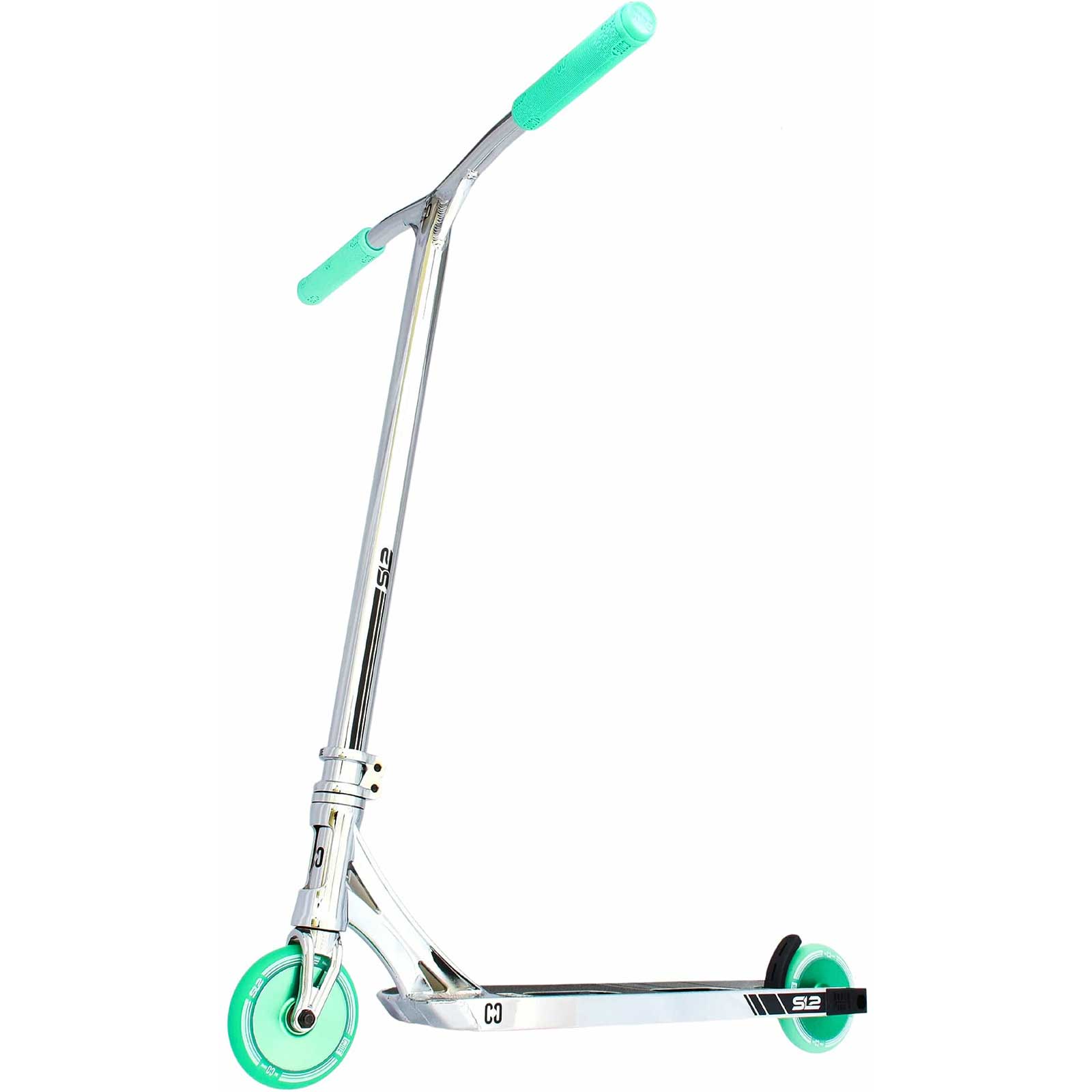 CORE SL2 Complete Stunt Scooter - Chrome/Teal | SkateHut