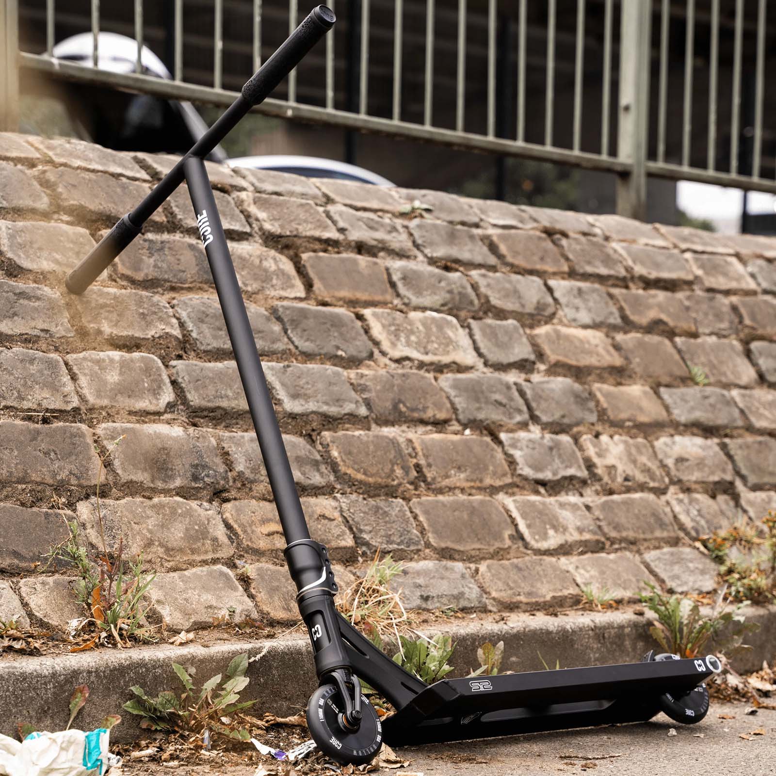 CORE ST2 Chromoly SCS Scooter Handle Bars - Black 680mm | SkateHut