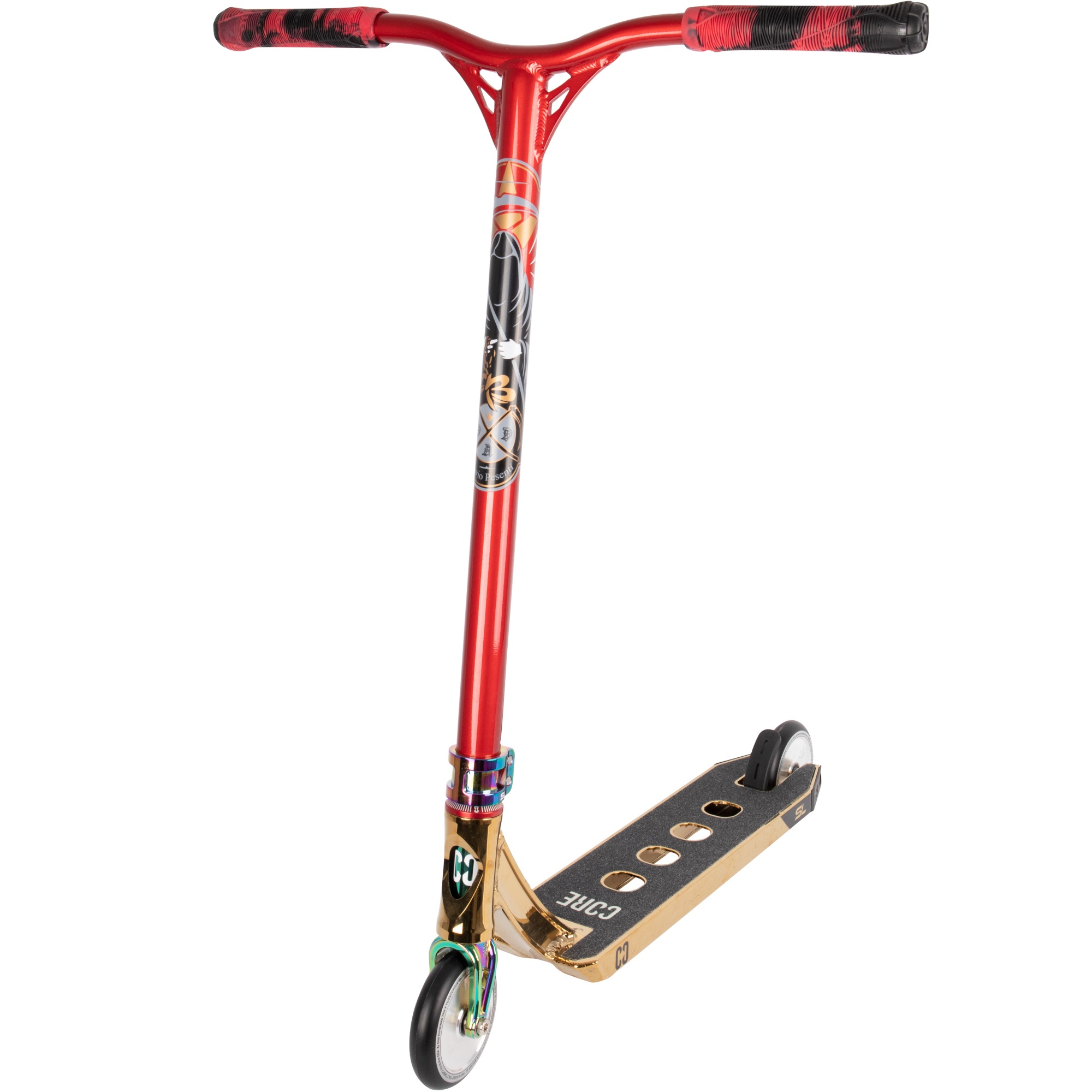 CORE x Blunt Envy Custom Stunt Scooter - Gold/Red | SkateHut