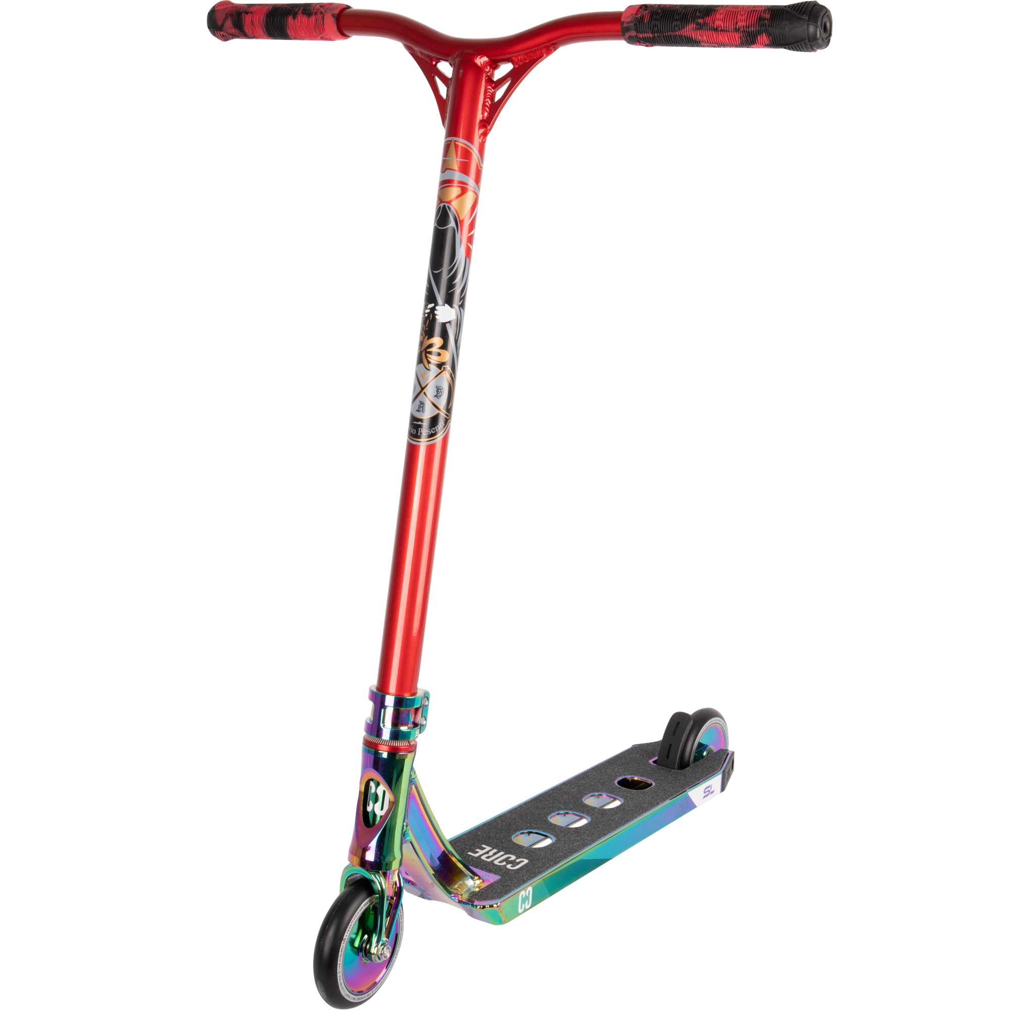 CORE x Blunt Envy Custom Stunt Scooter - Neochrome/Red | SkateHut