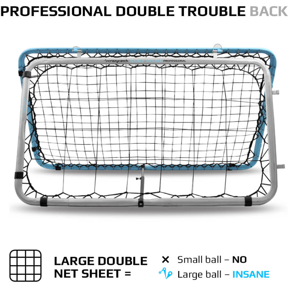 Crazy Catch Professional Double Trouble Ball Rebounder Net | SkateHut