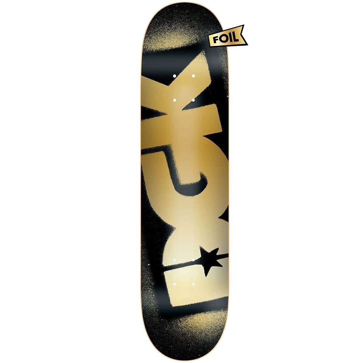 DGK Premium Skateboard Deck - Black/Gold Foil 8.06" | SkateHut