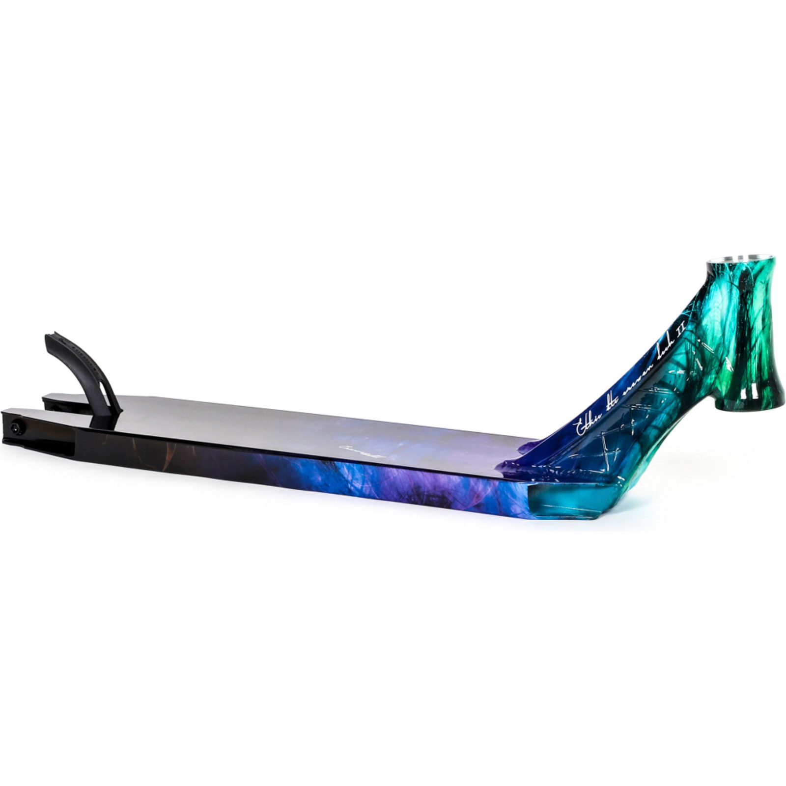 Ethic Erawan V2 Scooter Deck - Blue Iridium - 500mm x 120mm | SkateHut