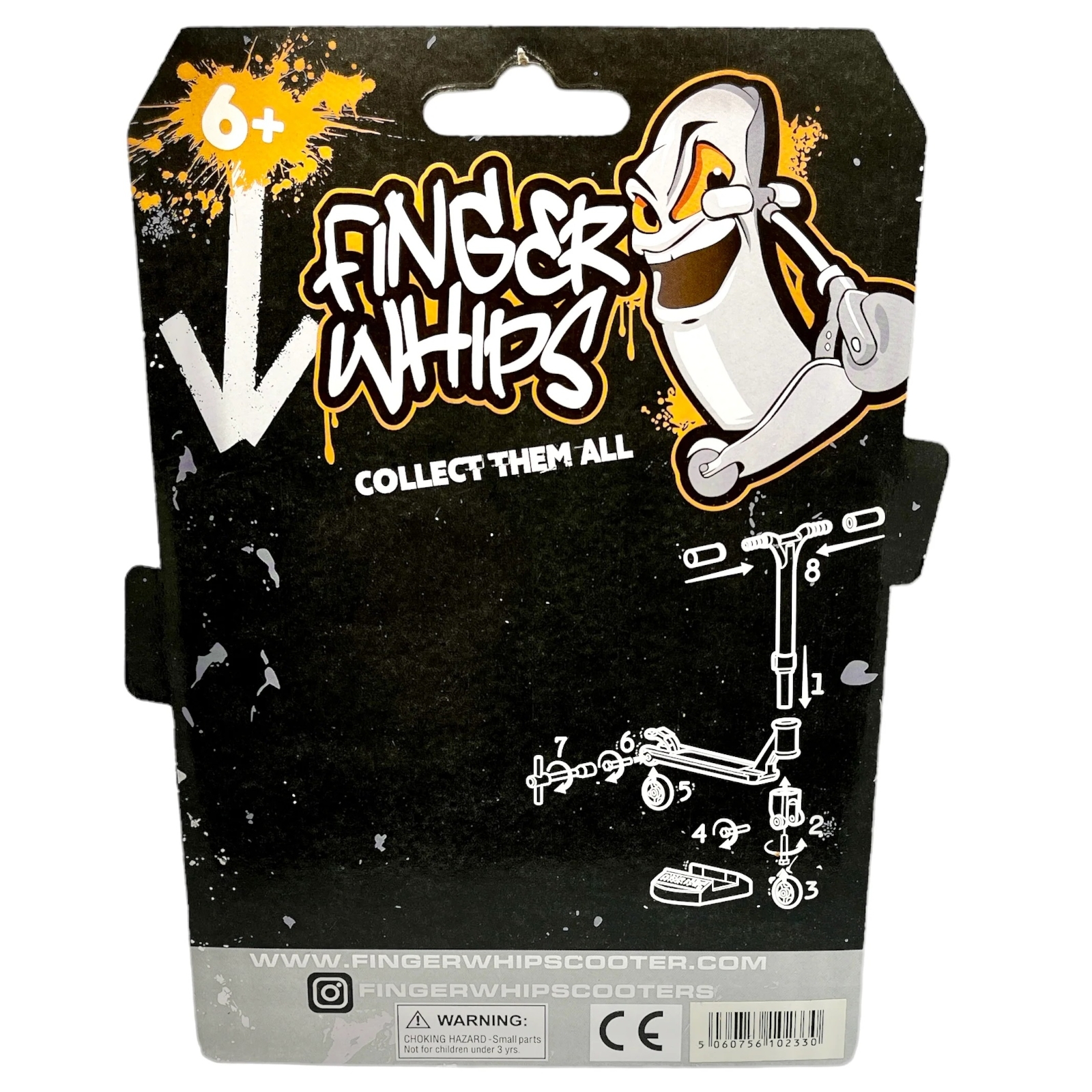 Finger Whips Finger Scooter - Neochrome | SkateHut