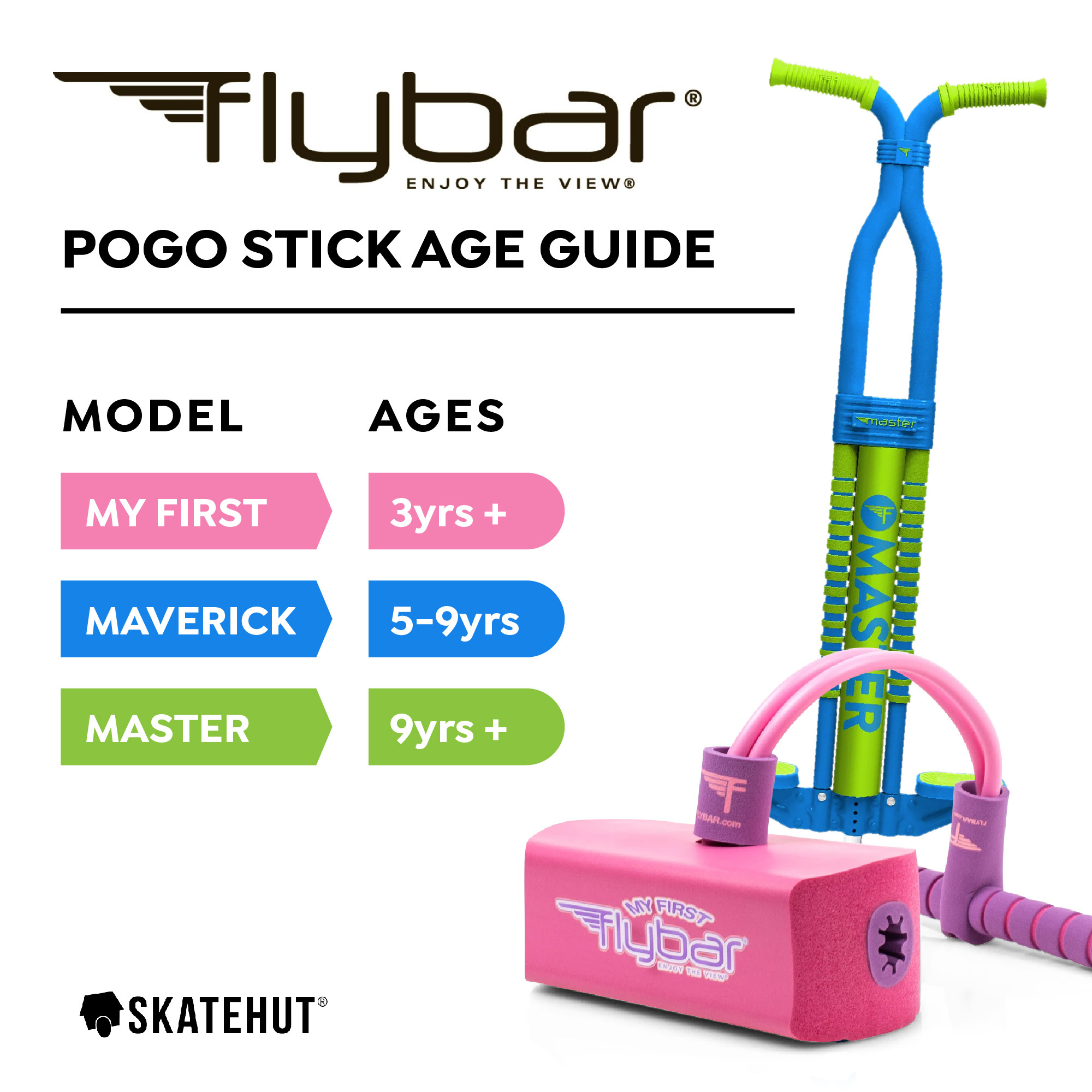 Flybar My First Flybar Foam Pogo Jumper - Blue | SkateHut
