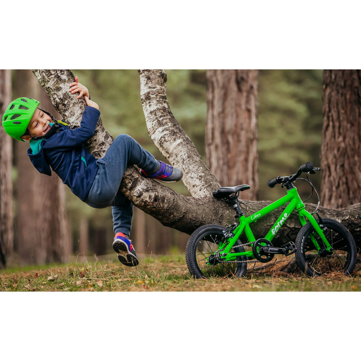 Forme Cubley 16" Junior Bike - Green | SkateHut