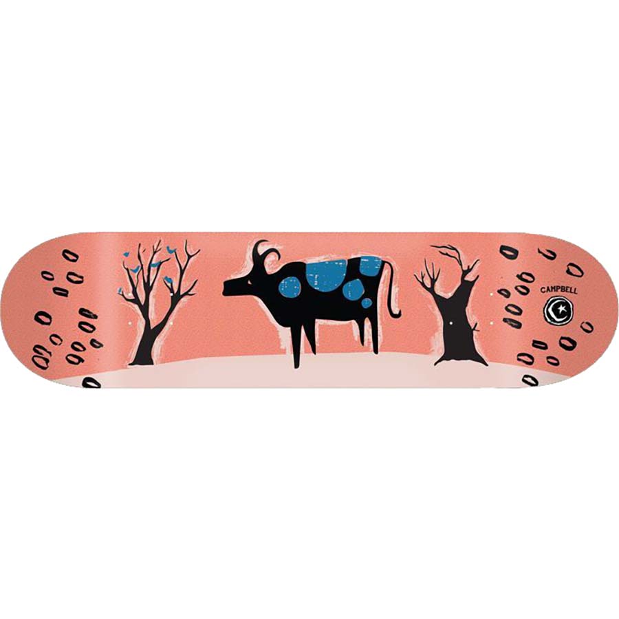 Foundation Campbell Cow Skateboard Deck - 8" | SkateHut