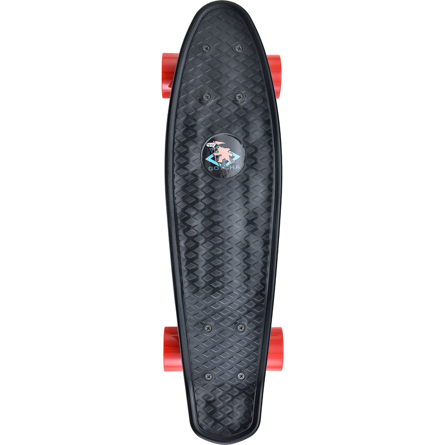 Gotcha Icon Complete Cruiser Skateboard - Black/Multi 22" | SkateHut