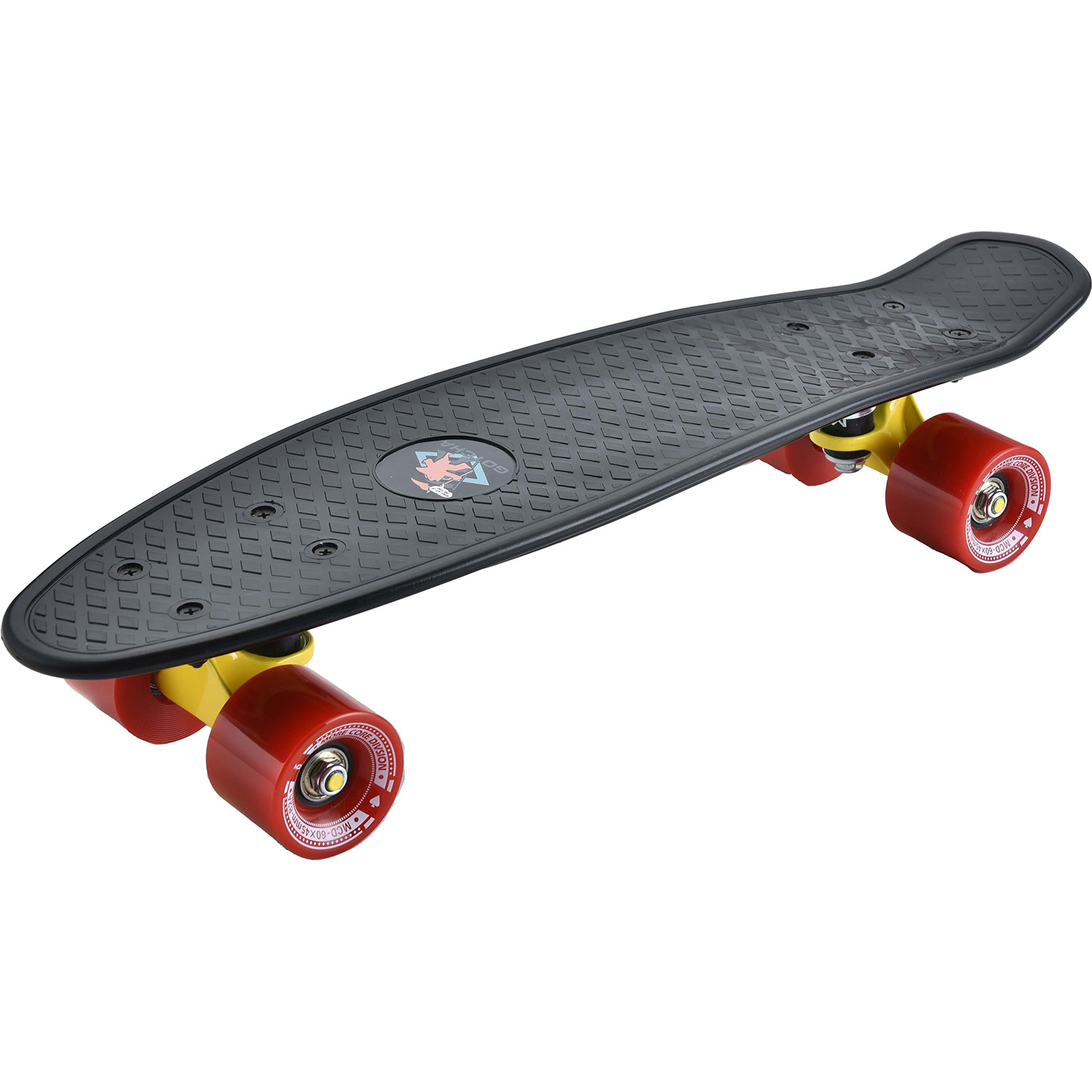 Gotcha Icon Complete Cruiser Skateboard - Black/Multi 22" | SkateHut