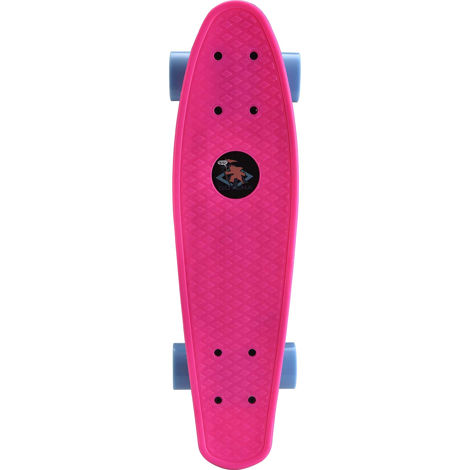 Gotcha Icon Complete Cruiser Skateboard - Red/Blue 22" | SkateHut