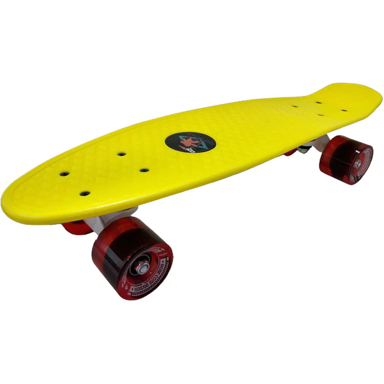 Gotcha Icon Complete Cruiser Skateboard - Yellow 22" | SkateHut
