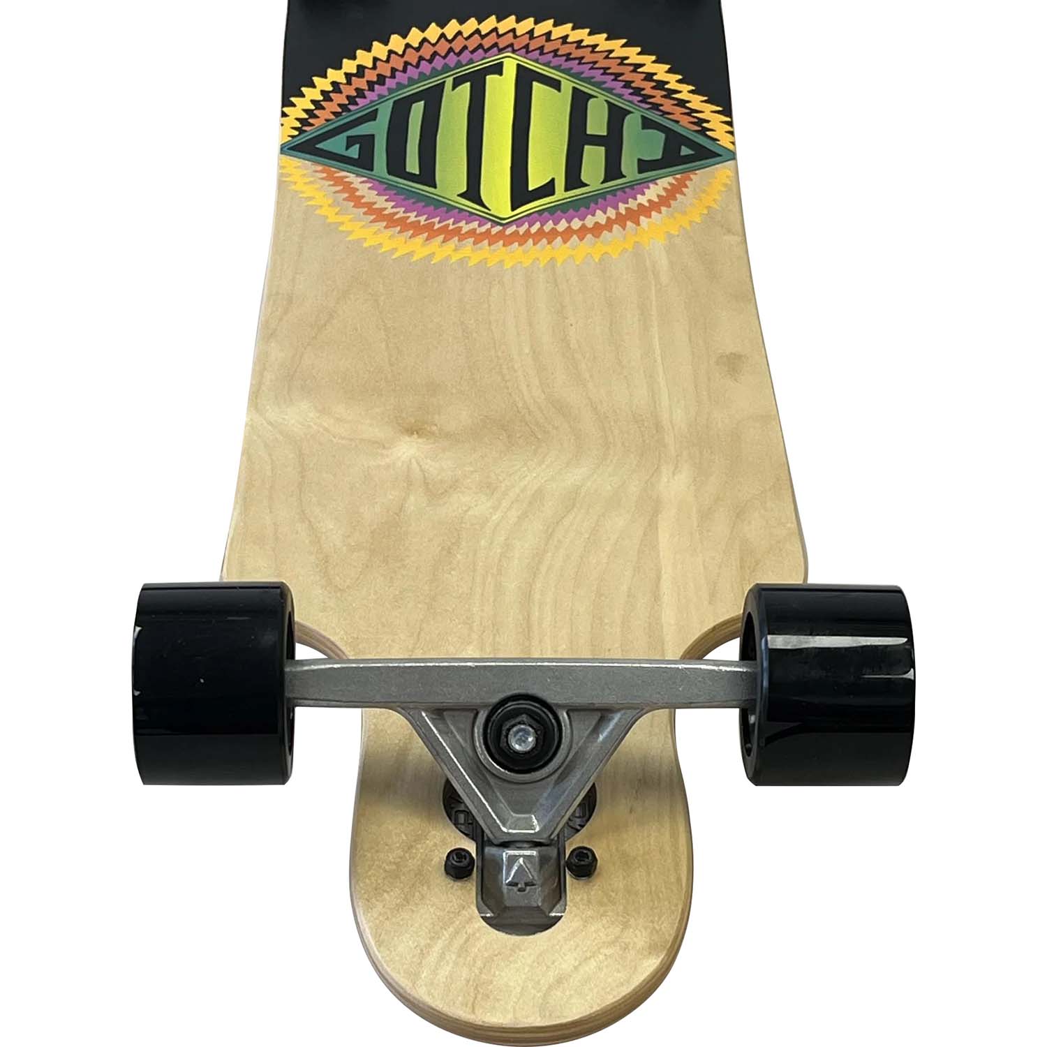 Gotcha Sunburst Drop Through Complete Longboard 36" | SkateHut