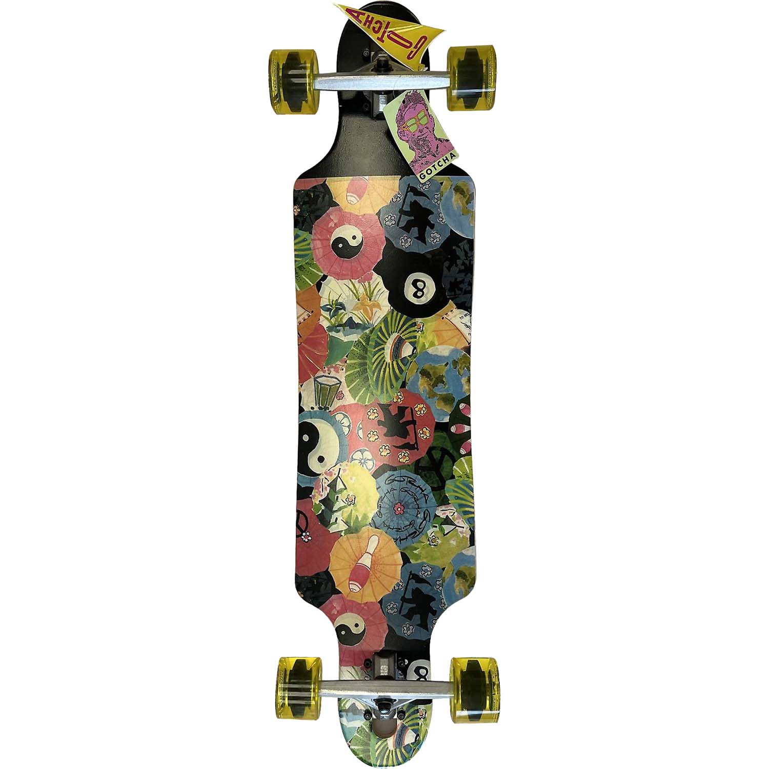 Gotcha Zombie Drop Through Complete longboard 36" | SkateHut