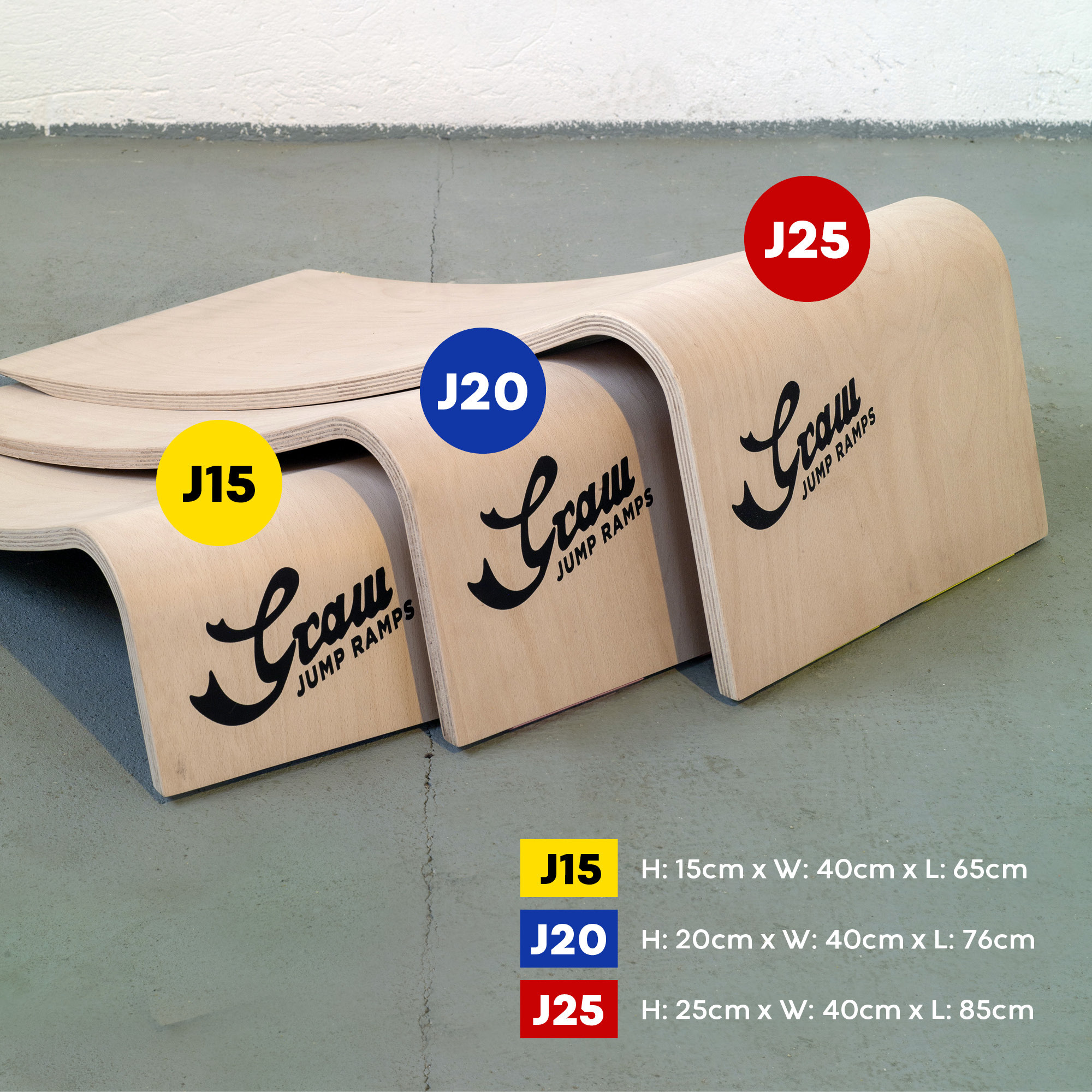 Graw Jump Ramps J20 Ramp | SkateHut