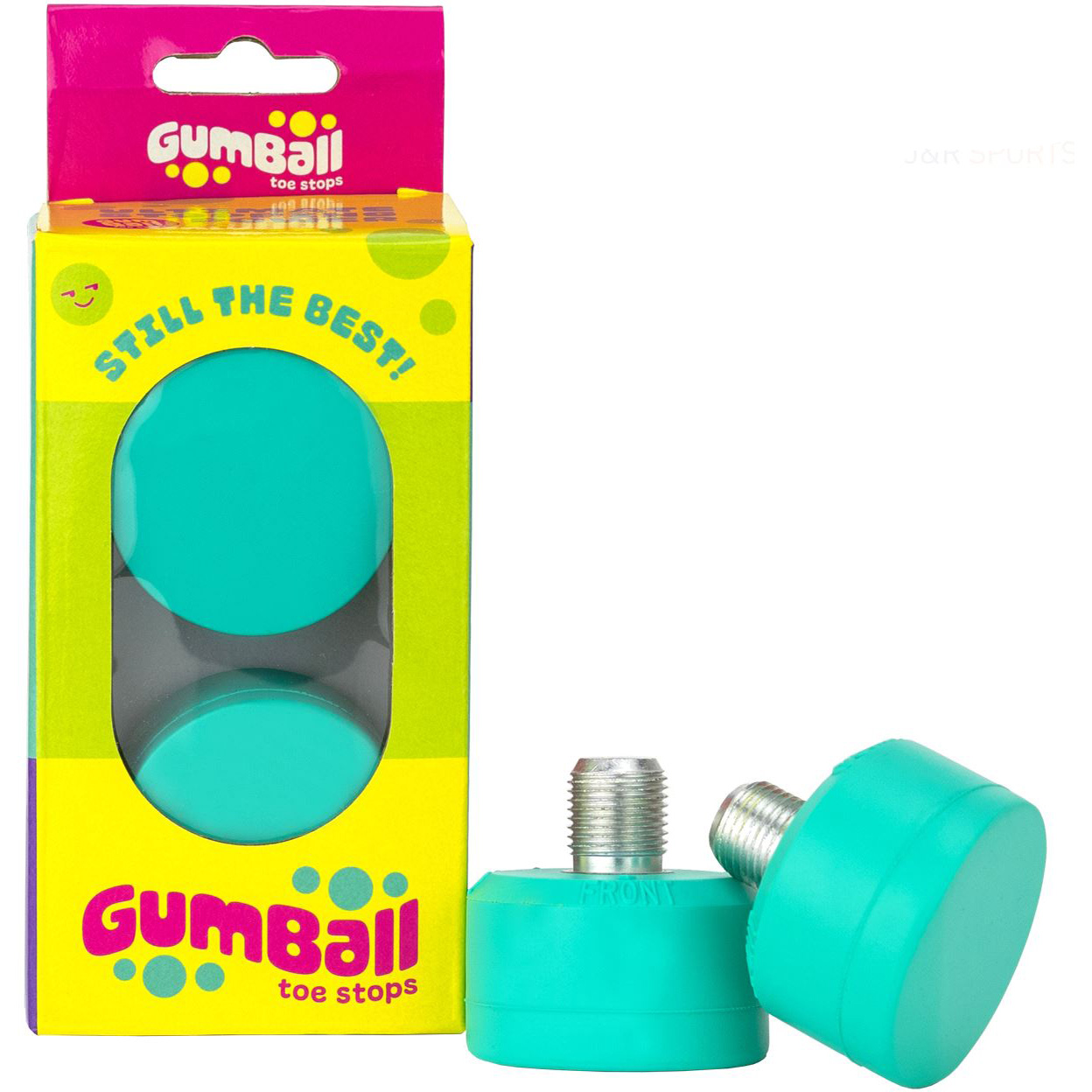 Gumball Short 18mm Toe Stops - Mint 83a | SkateHut