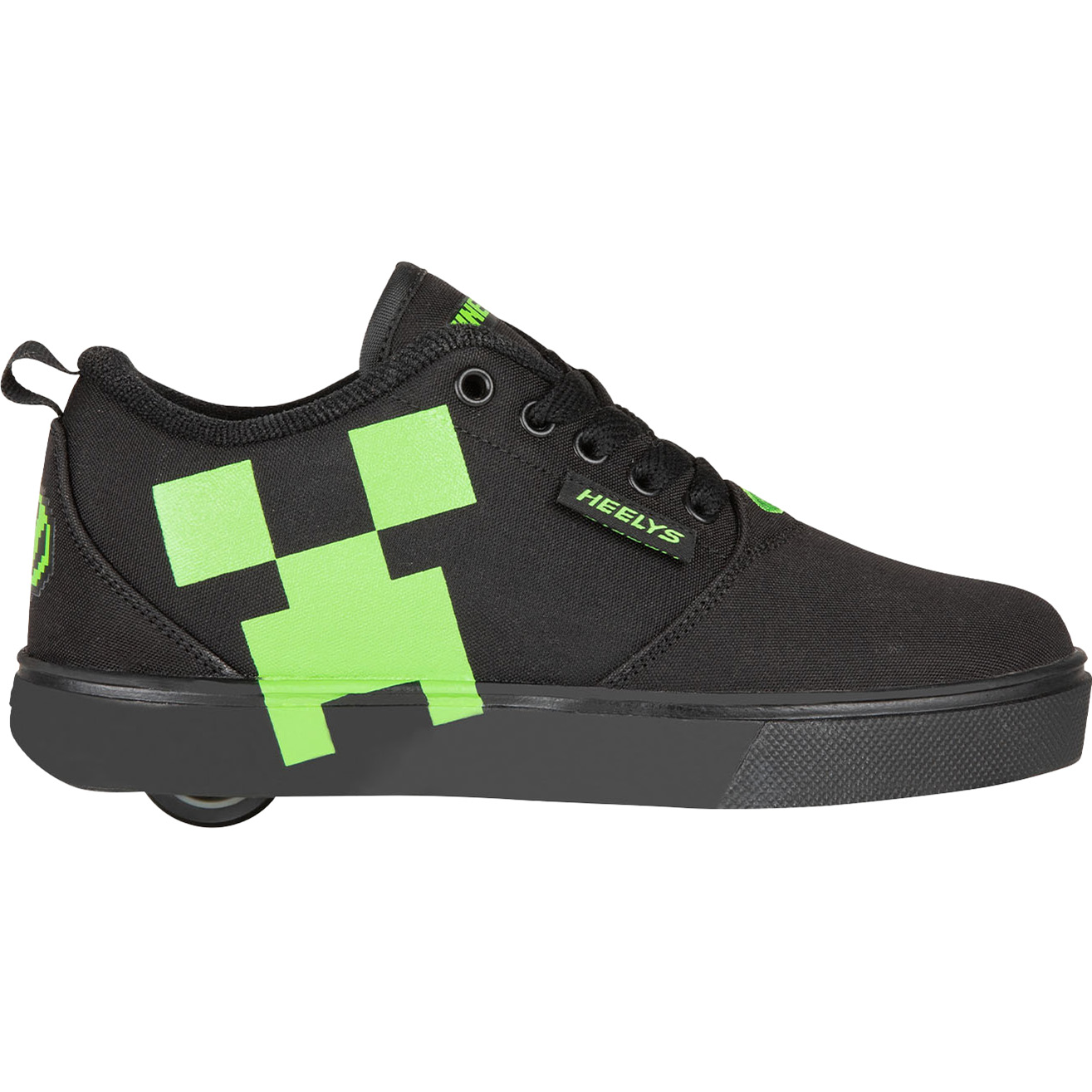 Heelys X Minecraft Pro 20 - Black/Black/Green | SkateHut