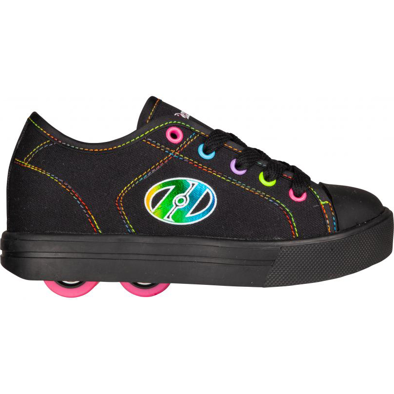 Heelys Classic X2 Wheeled Shoes Size UK 1/ EURO 33 Black / Multi for ...