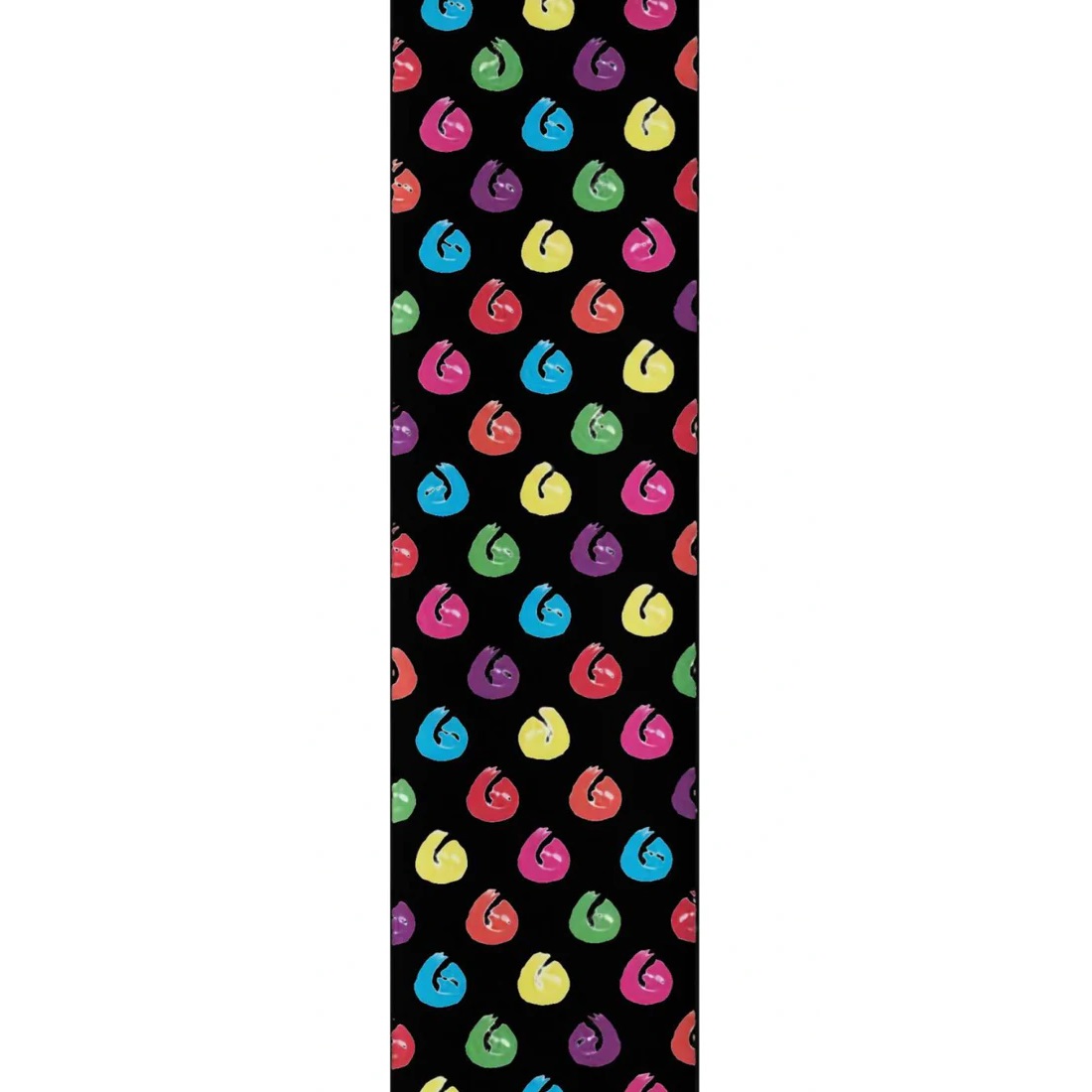 Hella Grip Sloth Dot Pro Scooter Grip Tape - Black Rainbow Sloths ...