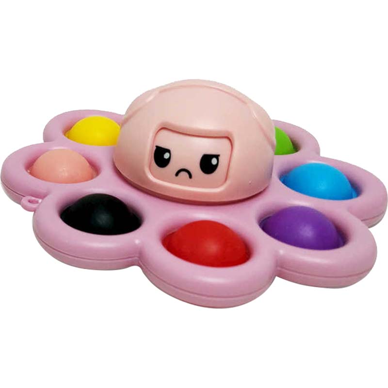 HGL Light Up Push Popper Fidget Spinner Octopus | SkateHut