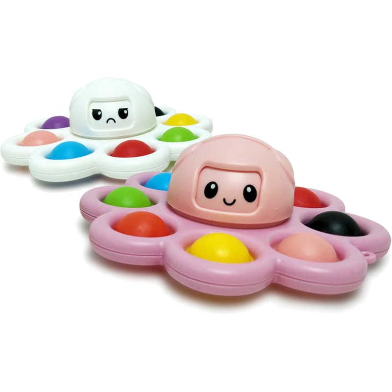 HGL Light Up Push Popper Fidget Spinner Octopus | SkateHut
