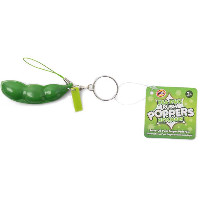 HGL Pea Pod Push Poppers Key Chain | SkateHut