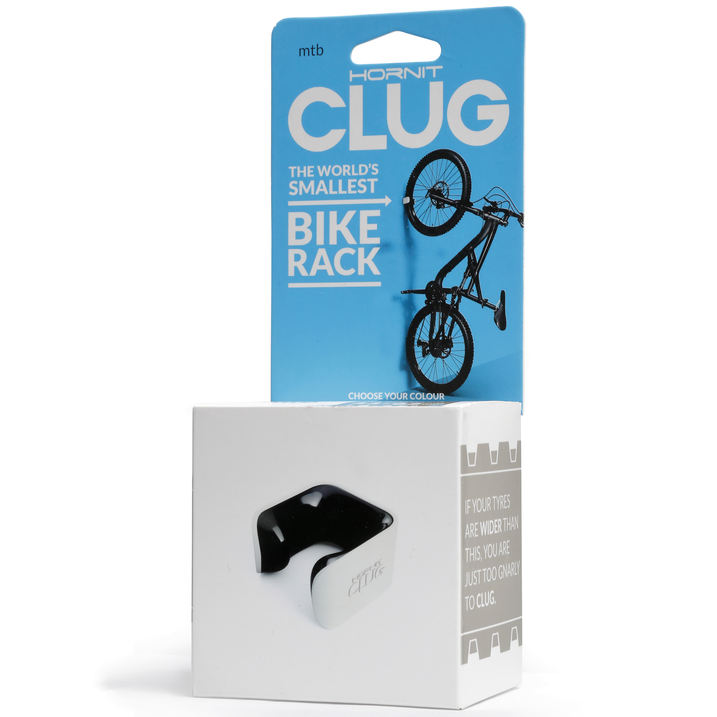 Hornit Clug MTB Bike Rack - White/Black LRG | SkateHut