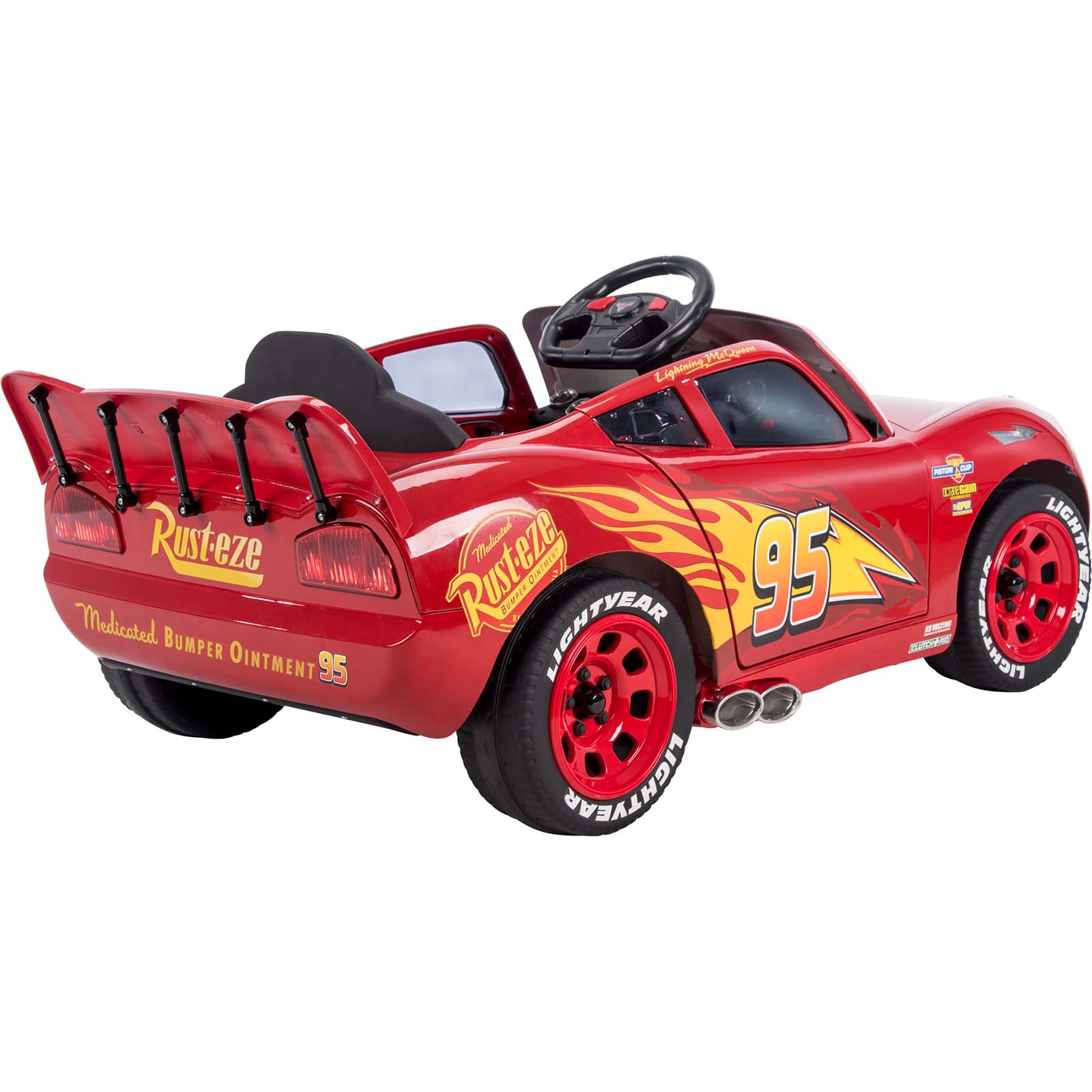 Huffy Cars Lightning McQueen 6v Electric Ride On - Red | SkateHut